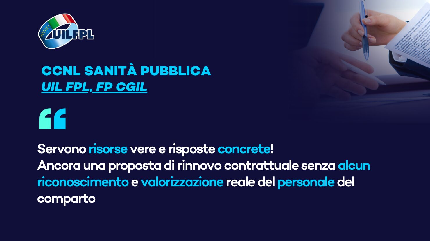 Uil Fpl e Fp Cgil: sul rinnovo del CCNL Sanità 2022/2024 servono ...