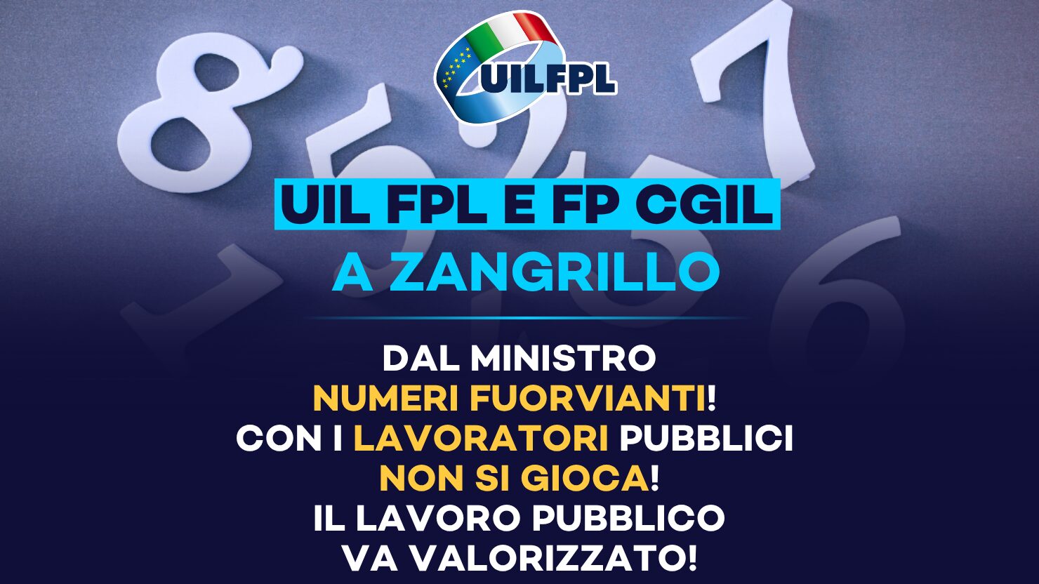 Uil Fpl e Fp Cgil: “da Zangrillo numeri fuorvianti, il lavoro pubblico ...